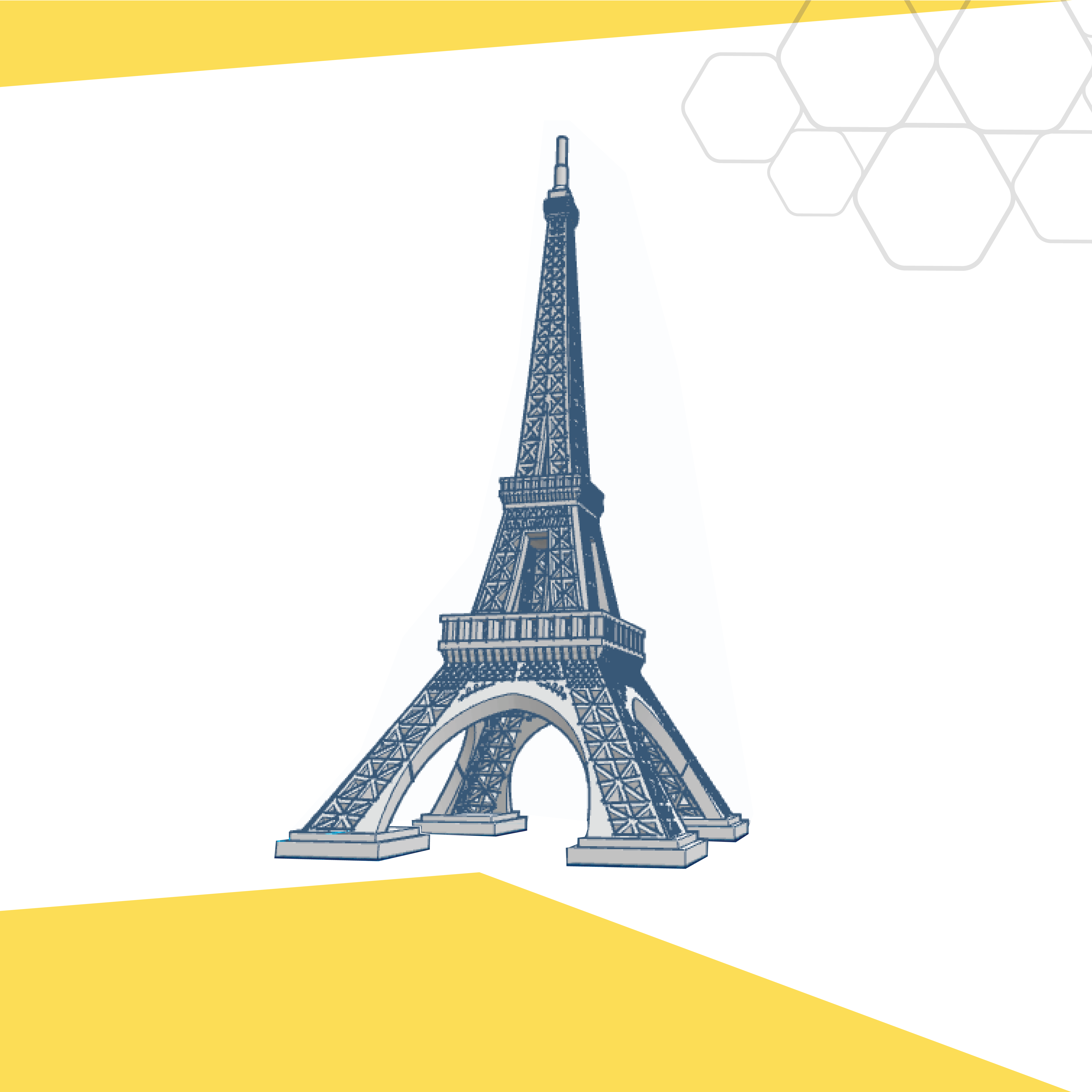 STL file Eiffel Tower・3D printer design to download・Cults