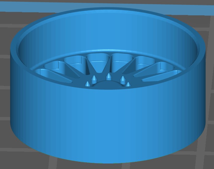 STL file 20 spoke semi・3D printing design to download・Cults