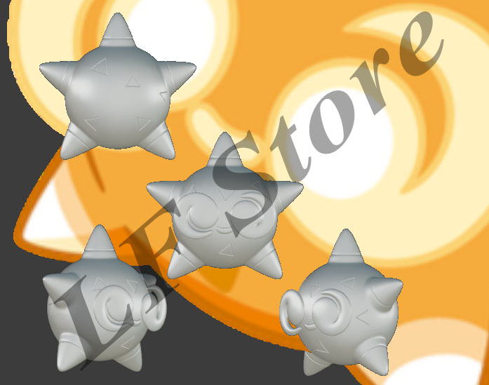 STL file Pokemon Minior 🐉・3D printer model to download・Cults