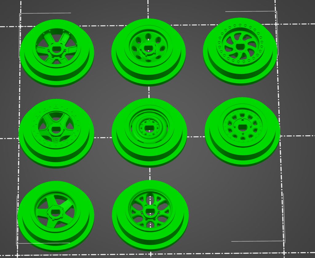 Free 3D file Xmod Truck BFG wheel/rim pack・3D print object to download ...