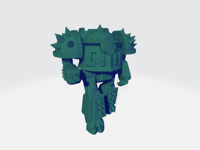 STL file Scary Security Mech 🪖・Model to download and 3D print・Cults