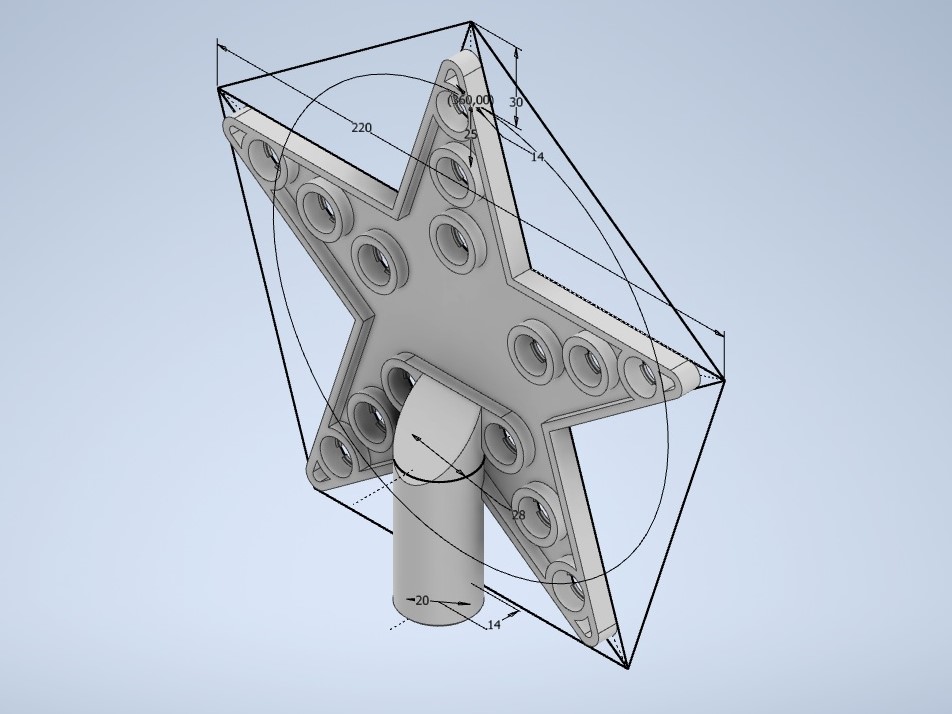 Free STL file Mini Star for pvc pipe・Design to download and 3D print・Cults