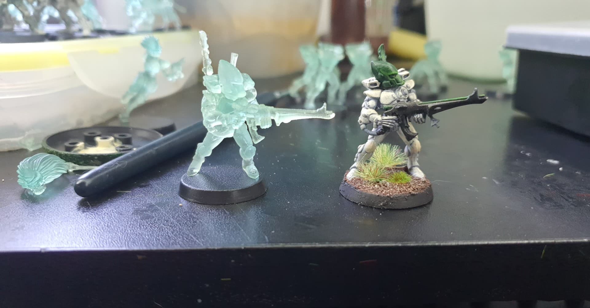 3D printable 40 Piece Eldar Guardian Squad Proxy Builder • made with ...