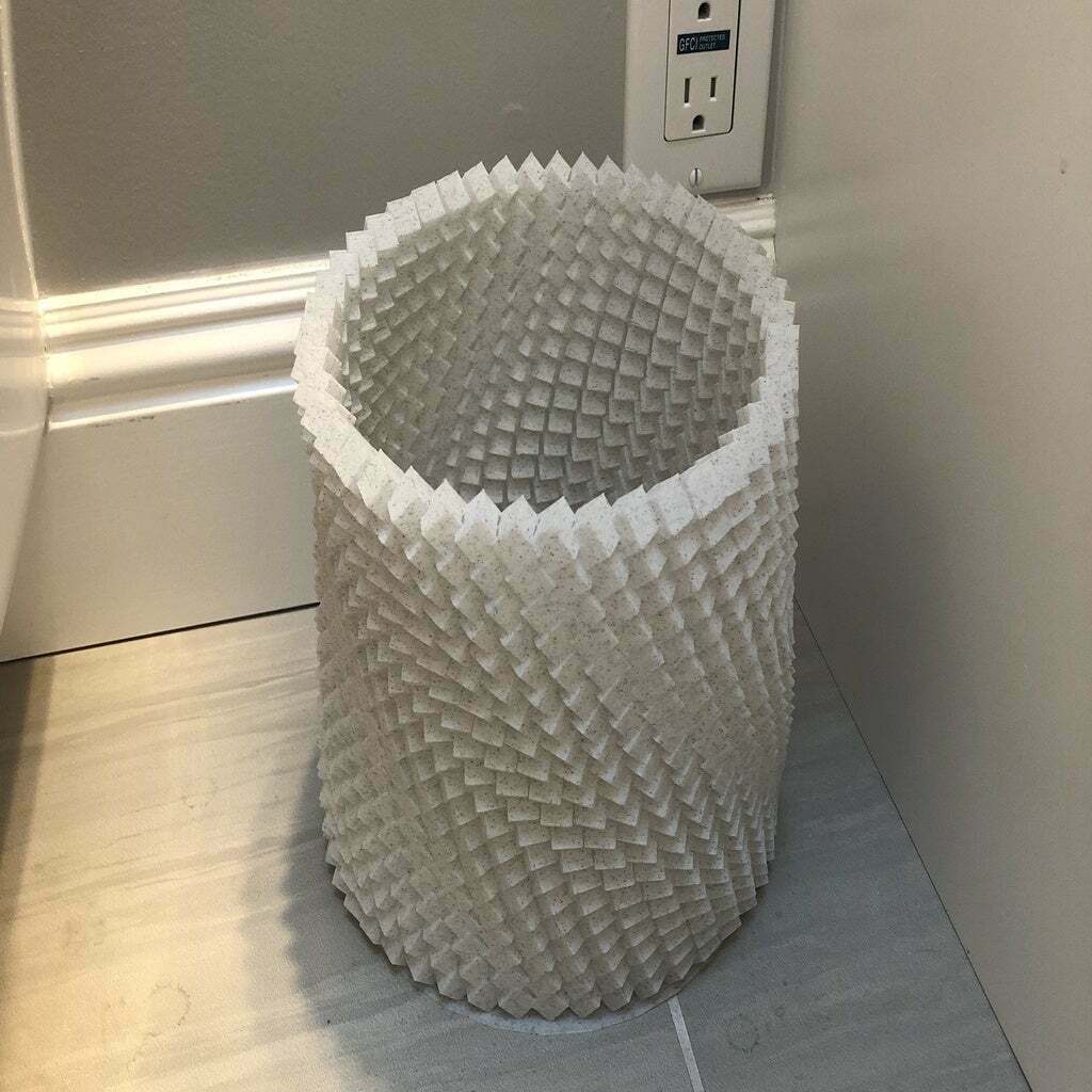Free STL file Algorithmic Bathroom Trash Can・3D printer model to ...