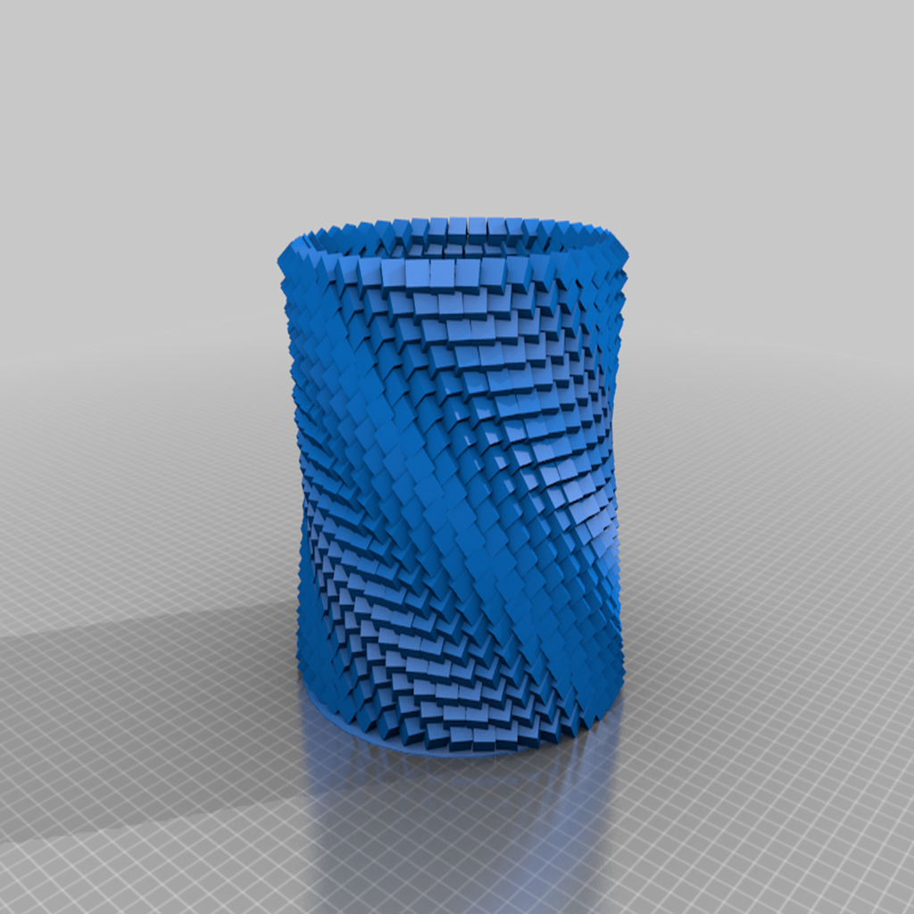 Free STL file Algorithmic Bathroom Trash Can・3D printer model to ...