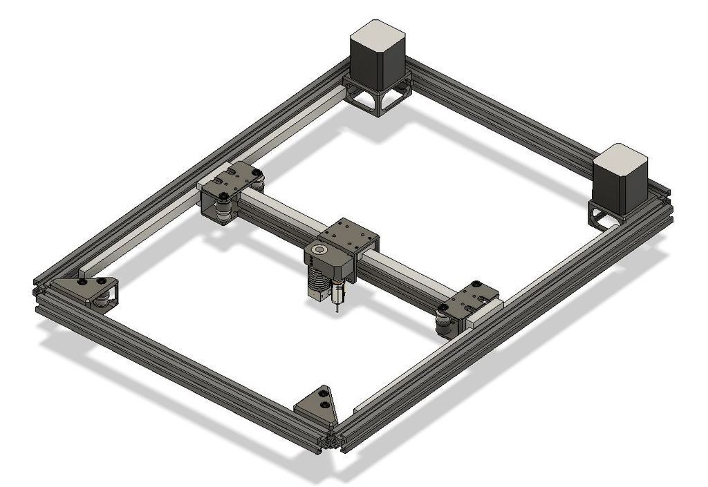 Descargar archivo STL gratis Plotter CoreXY basado en la impresora 3D SolidCore・Modelo para la ...