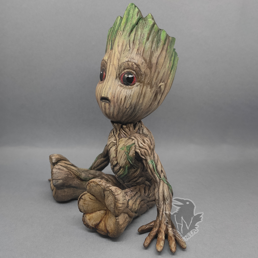 3D print Baby Groot • made with Elegoo Mars Pro 2・Cults