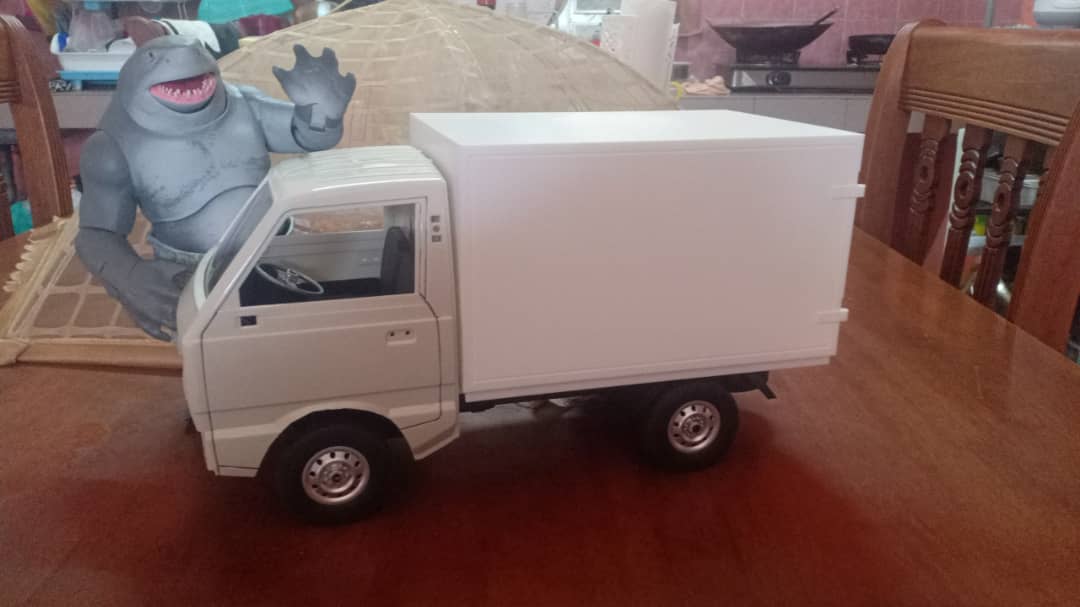 STL file WPL D12 Reefer Box・3D printing template to download・Cults