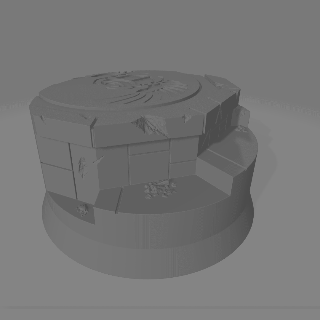 3D file 5 40mm Hero Bases・3D printable design to download・Cults