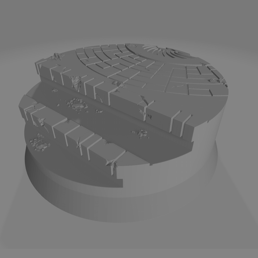 3D file 5 40mm Hero Bases・3D printable design to download・Cults