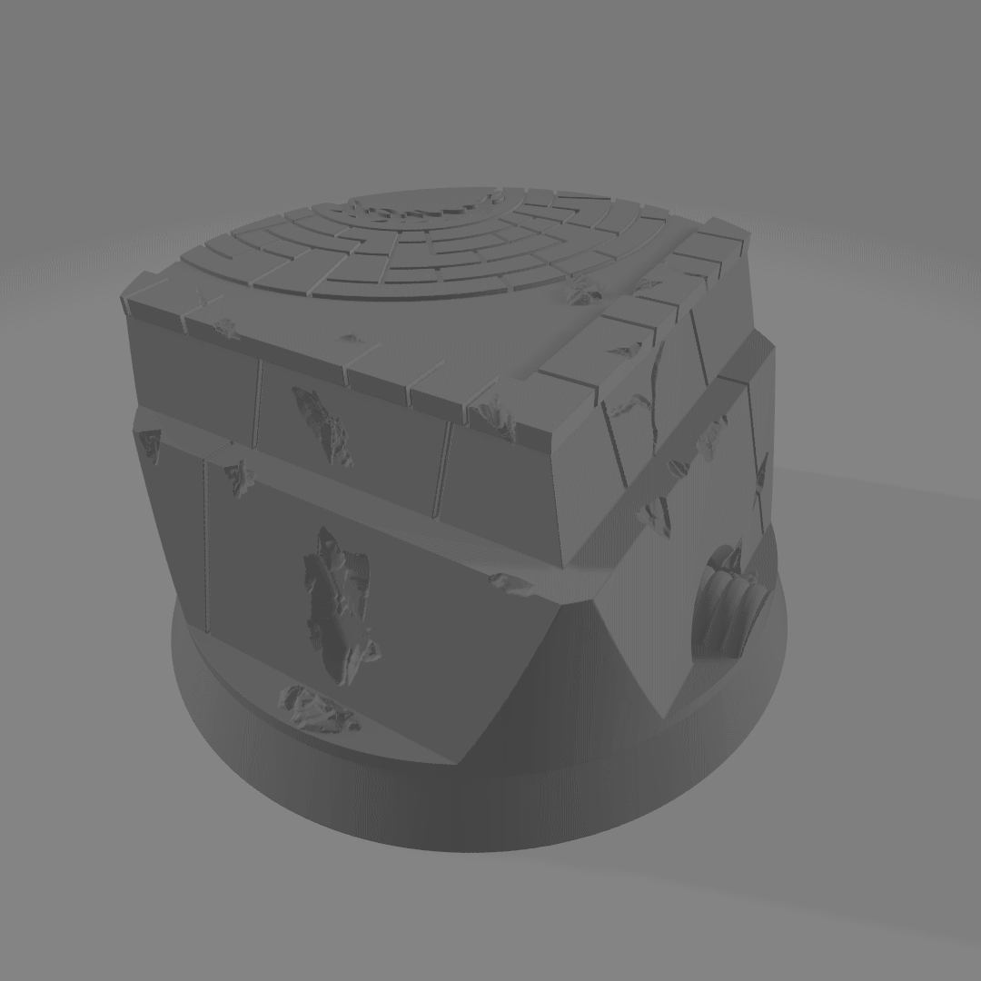 3D file 5 40mm Hero Bases・3D printable design to download・Cults