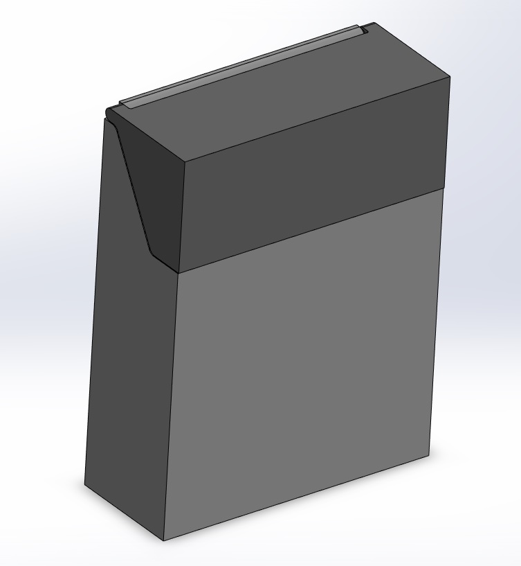 Free STL file cigarette box・3D printing model to download・Cults