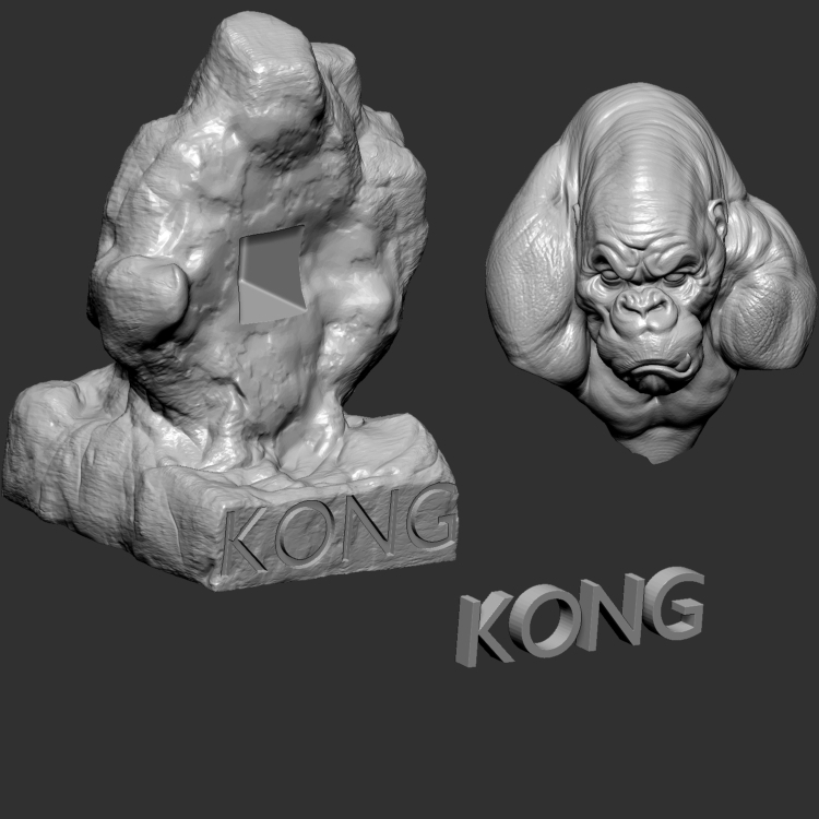 3D file kong-bust・3D print design to download・Cults