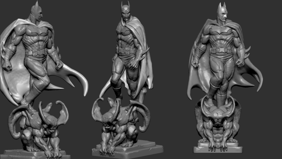 OBJ file The Batman 🎨・3D print design to download・Cults