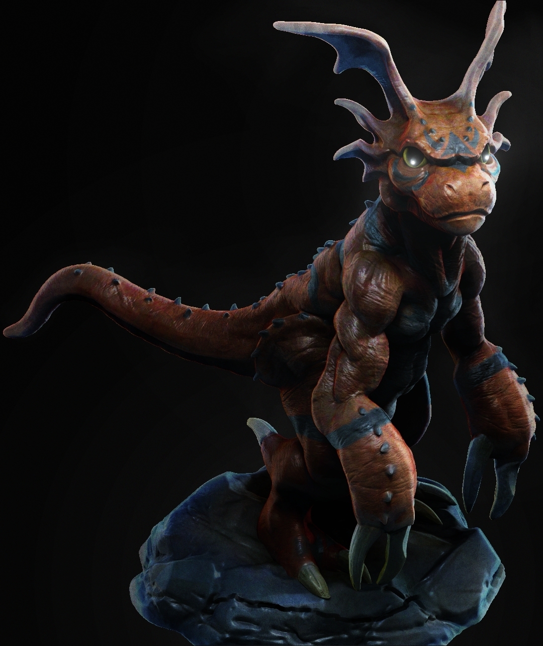 3D file guilmon .stl・3D print model to download・Cults