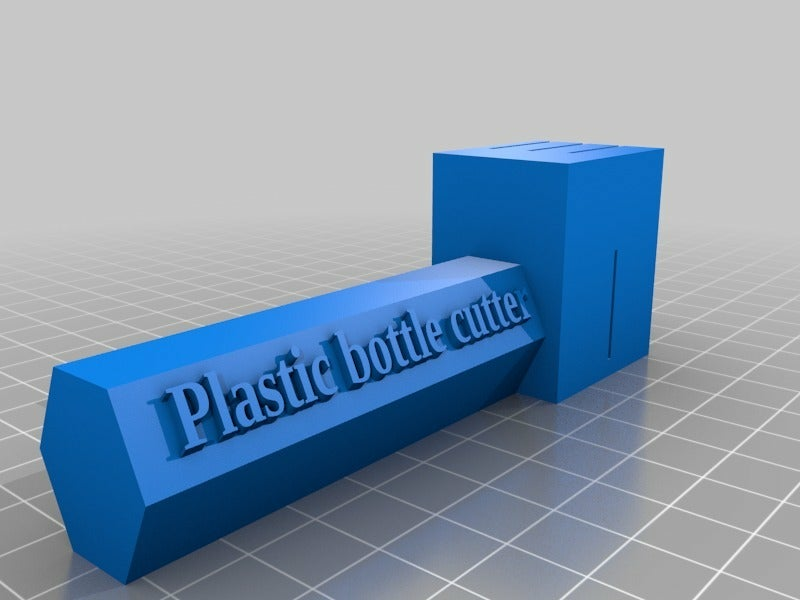 Free STL file Plastic Bottle cutter 1・Template to download and 3D print ...