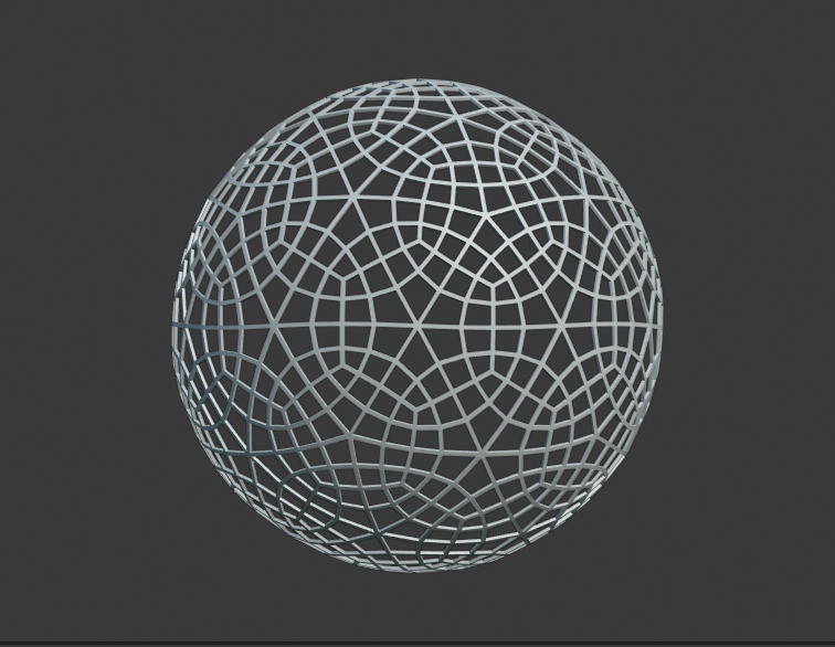 Free STL file geometric sphere 2 📱・3D print model to download・Cults