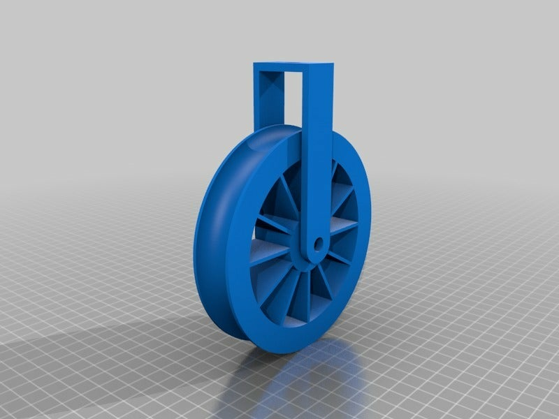 Free STL file Customizable Rope Pulley w/Shackle・3D printer design to ...