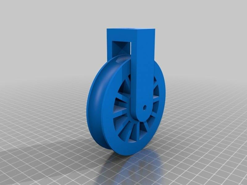 Free STL file Customizable Rope Pulley w/Shackle・3D printer design to ...