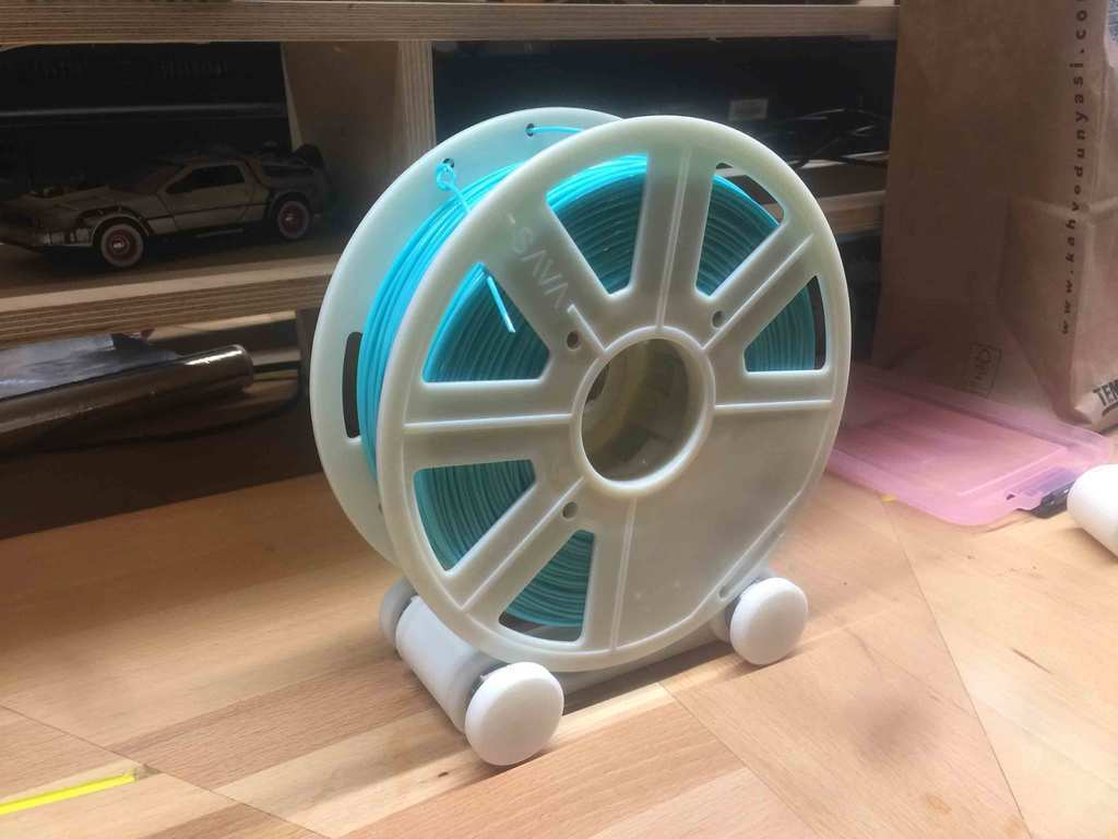 STL file Filament Roller No Need Screw; No need Glue・Template to ...