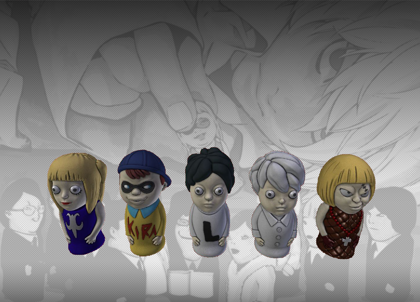 Archivo STL Near Toys - PACK_01- Death Note・Plan imprimible en 3D para ...