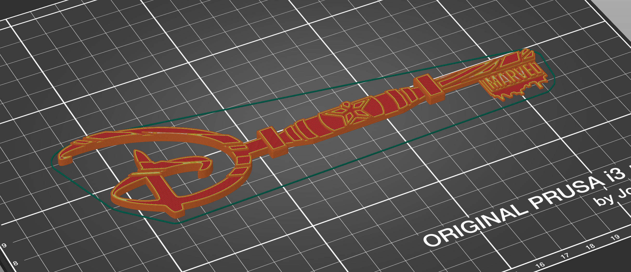 STL file The Falcon and the Winter Soldier Key Marvel・3D printer model ...