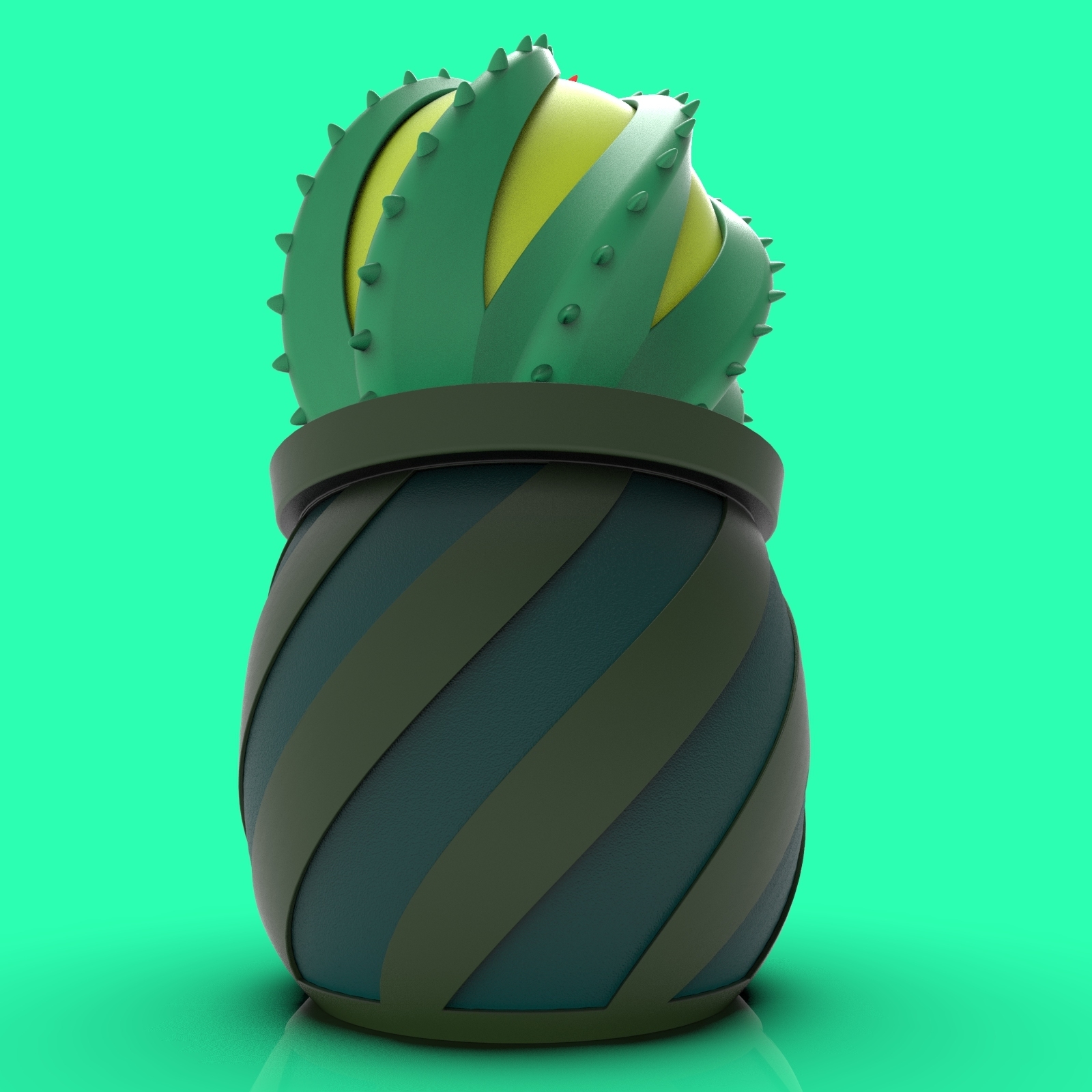 Free 3D file Cactus Emiria, from the Organica Collection・3D printer ...