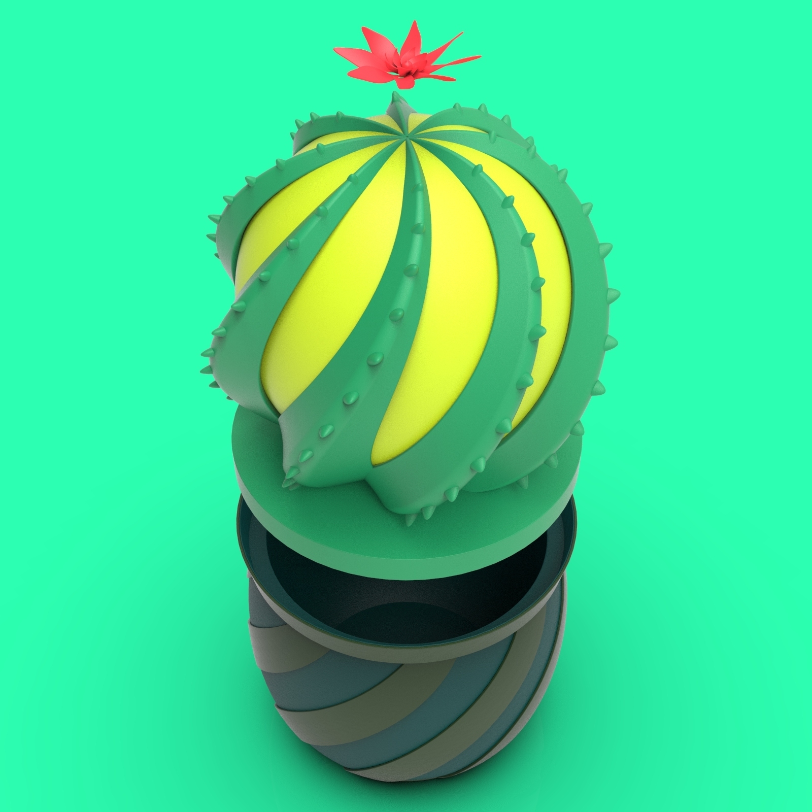 Free 3D file Cactus Emiria, from the Organica Collection・3D printer ...