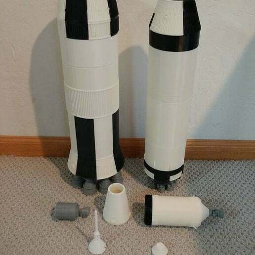 Download free STL file Saturn C8 Nova • 3D printable design ・ Cults