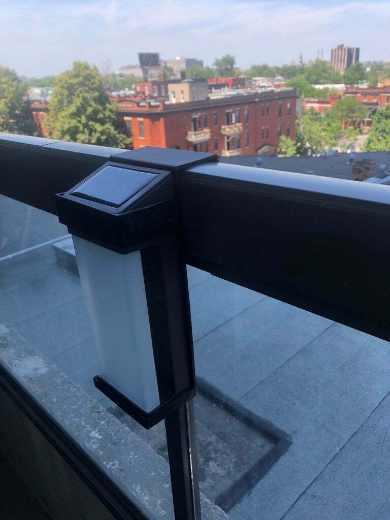 Free STL file Solar Light Ramp Fixture・3D print design to download・Cults