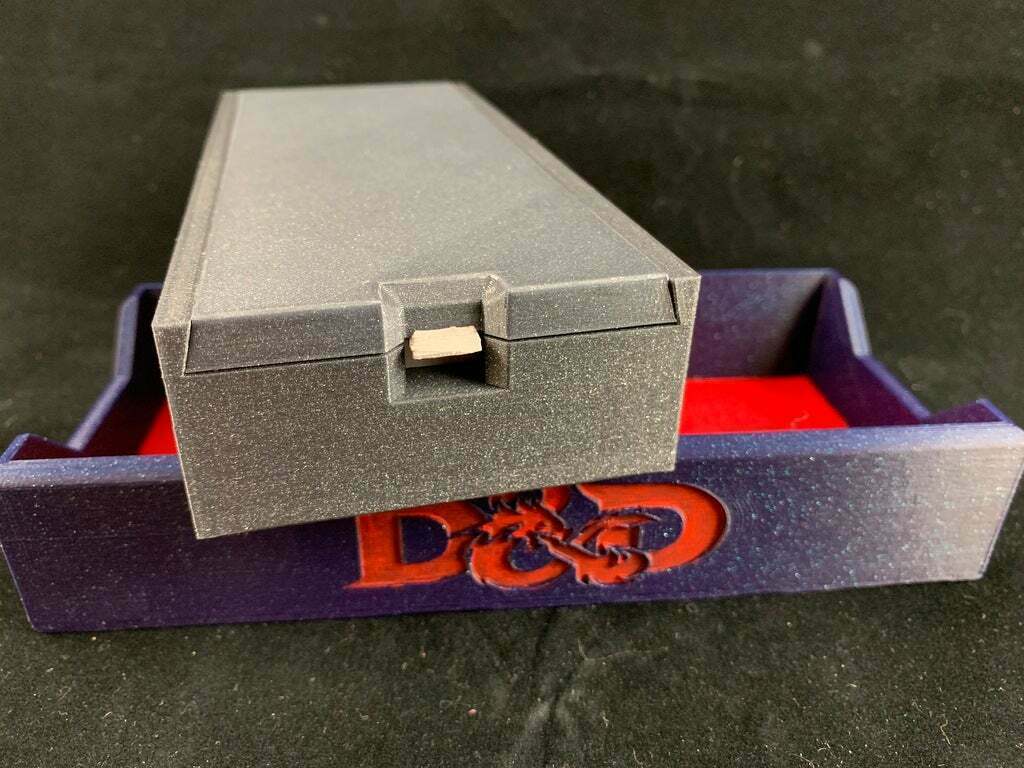 Free STL file DnD dice holder and spell slot tracker with locking lid 🎲 ...