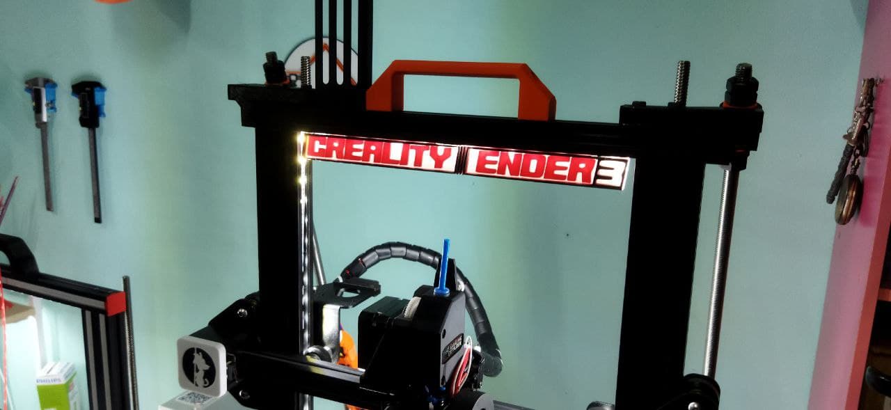 STL file Creality Ender 3 Frame Logo bar・Model to download and 3D print ...