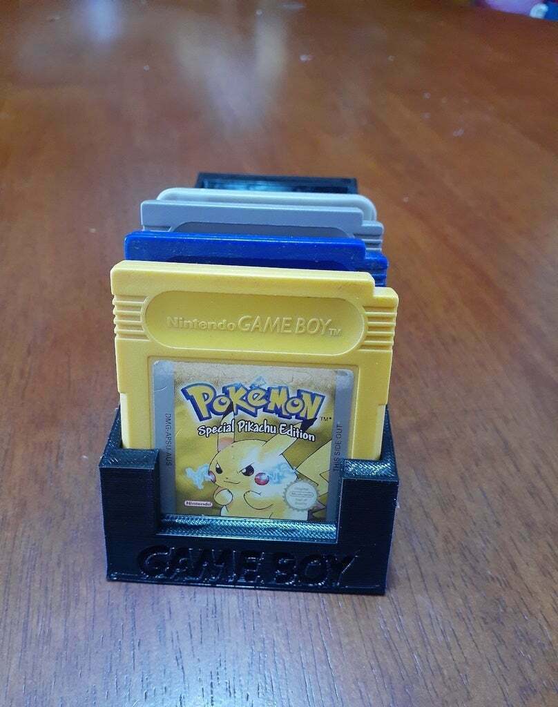 Free STL file GameBoy Cartridge Holder・3D printer model to download・Cults