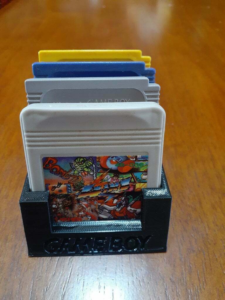 Free STL file GameBoy Cartridge Holder・3D printer model to download・Cults