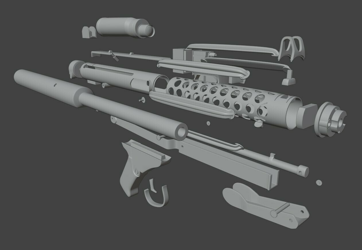 3D file E11 BLASTER STL - STAR WARS ⭐・3D printer model to download・Cults