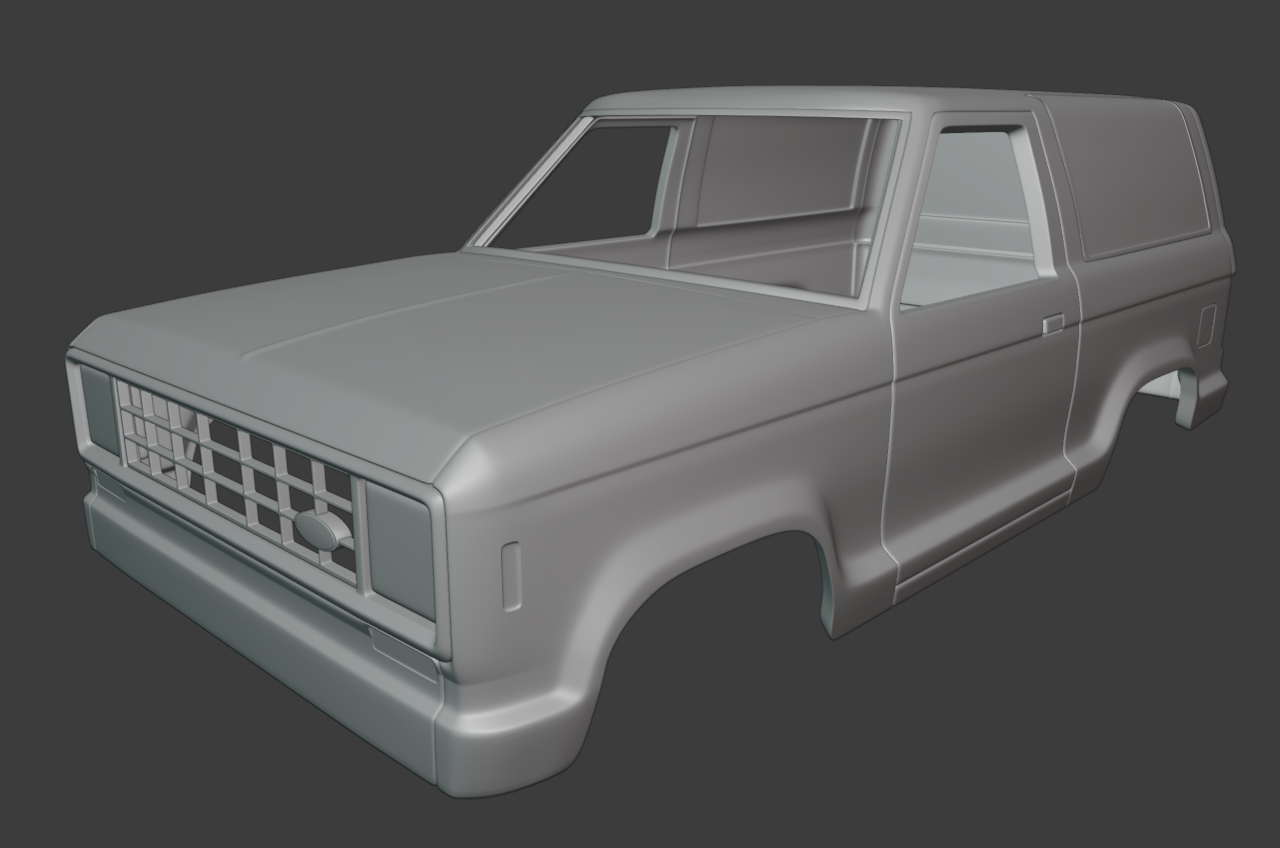 3D file Ford Bronco II 1985 🚙・3D printer model to download・Cults