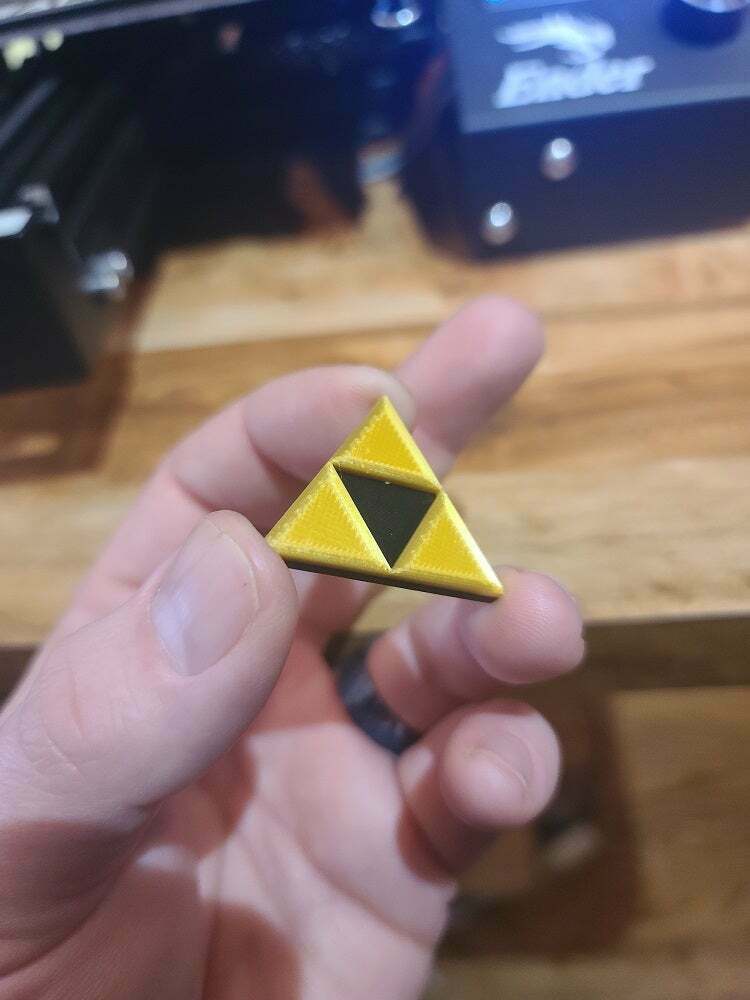Free STL file Triforce, Two tone・3D printable object to download・Cults