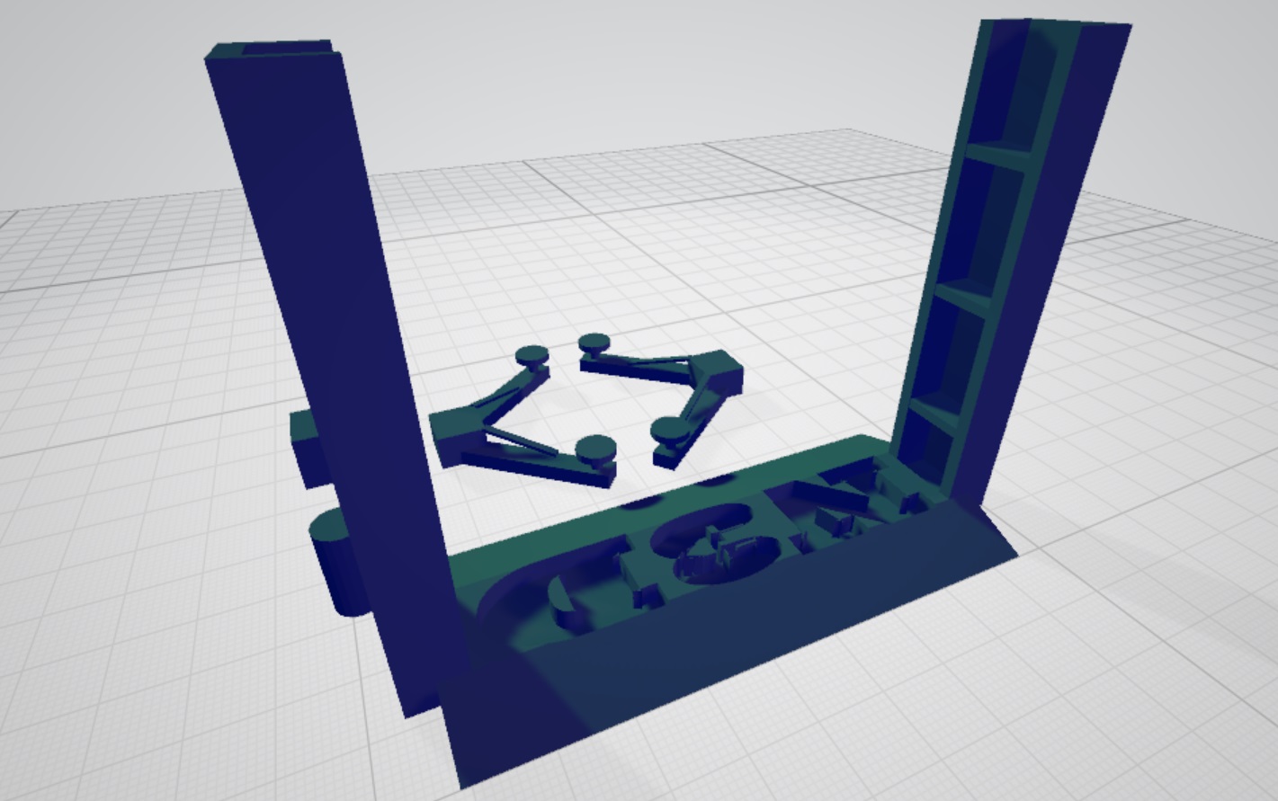 STL file 1/64 scale 2 post hoist/lift・3D printer model to download・Cults