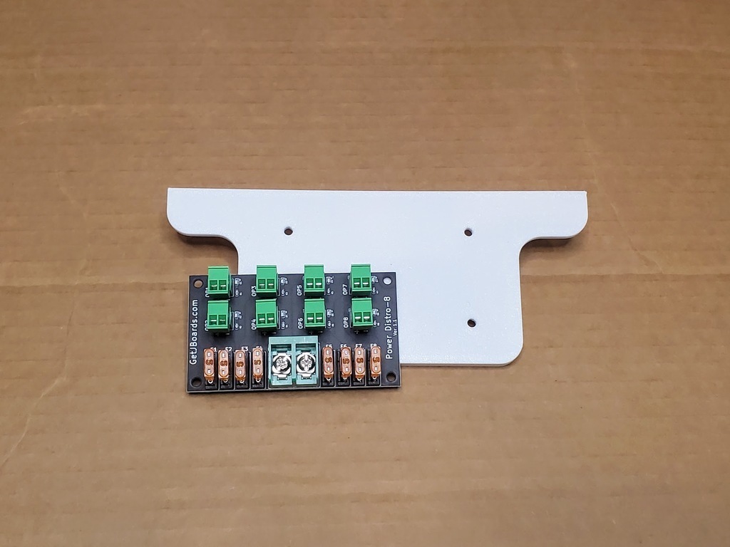 Free STL file JBoard F8 Distro Board PSU Mount・3D printing template to ...