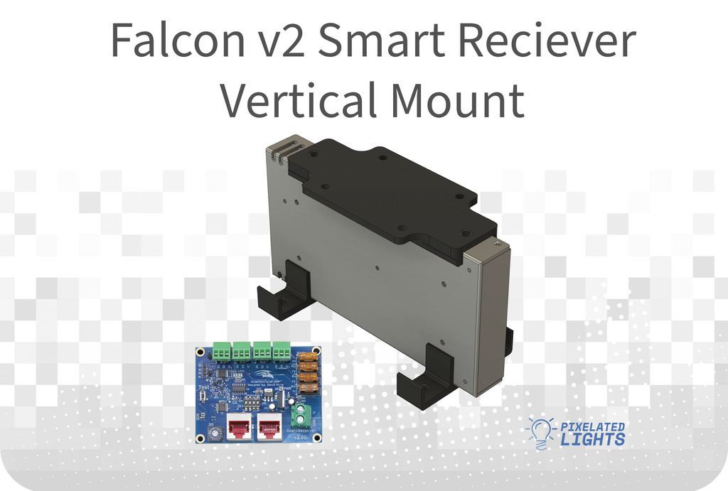 Free 3D file Falcon - v2 Smart Receiver - Vert PSU Mount for 30cal Ammo box・Template to download ...