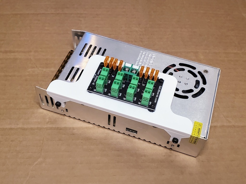 Free STL file JBoard F8 Distro Board PSU Mount・3D printing template to ...