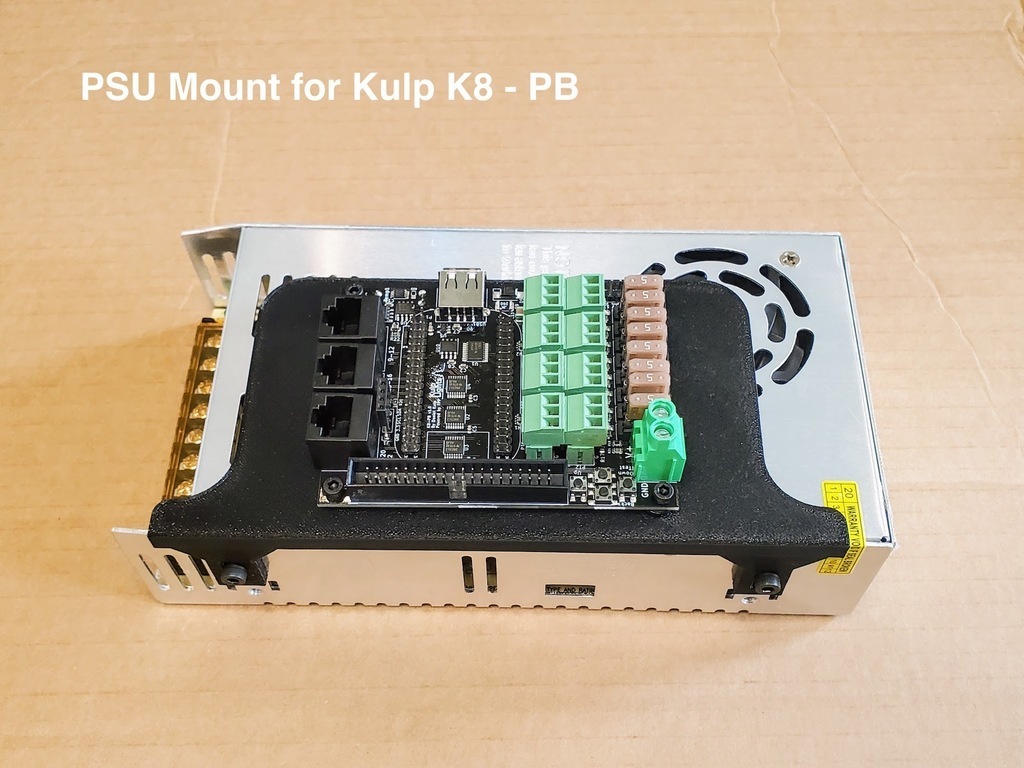 Free STL file Kulp K8-PB (Pocket Beagle) Controller PSU Mount・3D print design to download・Cults