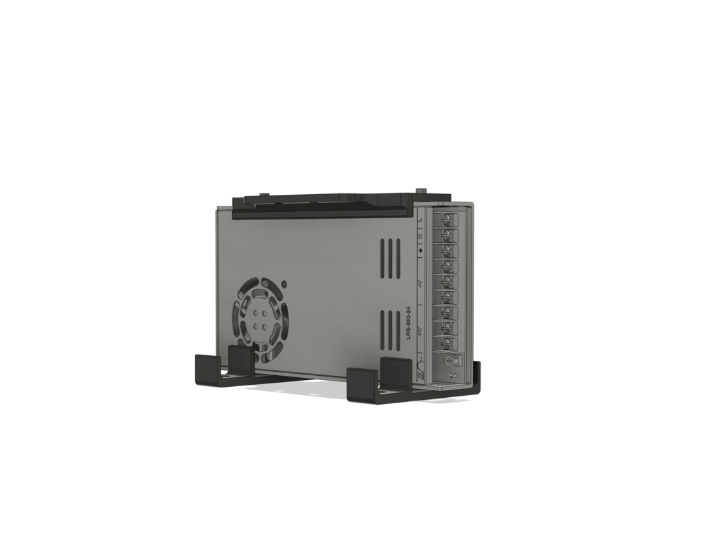 Free 3D file Genius - 4 Port Long Receiver - Vert PSU Mount・3D print object to download・Cults