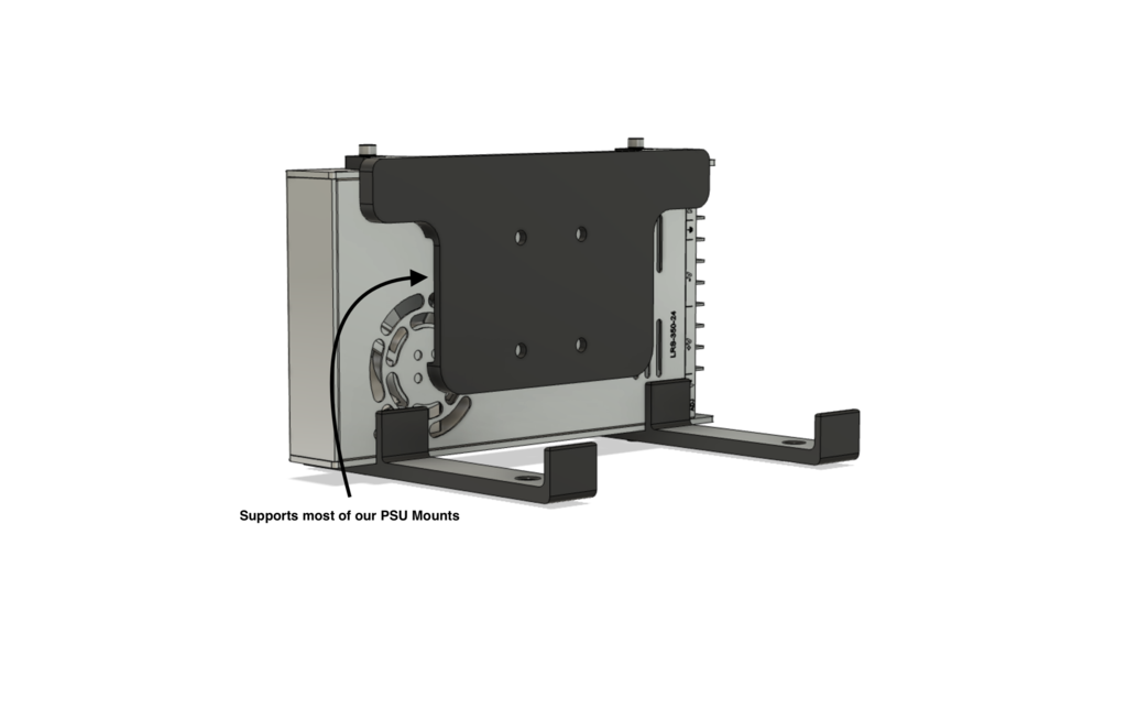 Free 3D file 50cal Ammo Box PSU Mount・3D printer model to download・Cults