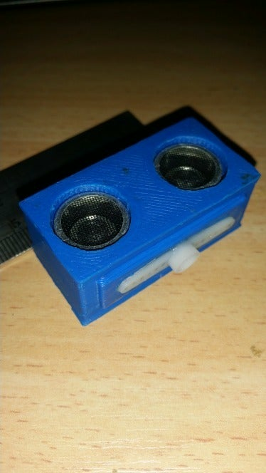 Бесплатный STL файл Arduino Ultrasonic Sensor Robot Head・Объект для ...