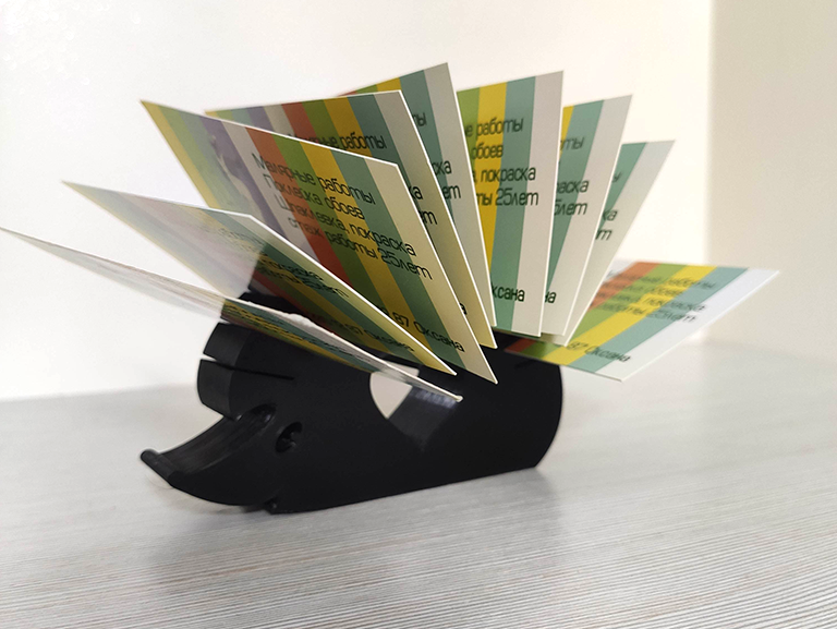 Free STL file Stand for Business Cards 🃏・Template to download and 3D ...