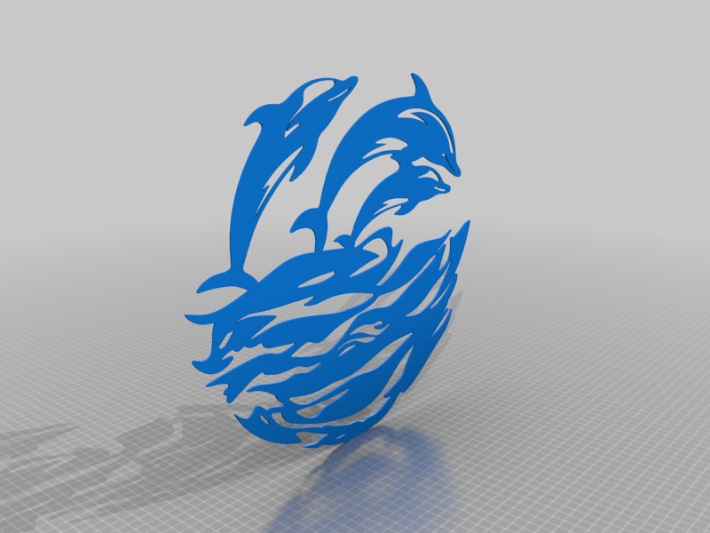 Free 3D file Dolphins 🎨・3D printing model to download・Cults