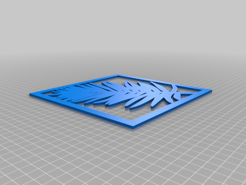 Free STL file Tropical Leaves・3D printable object to download・Cults