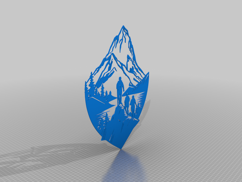 Free 3D file The Unconquered Peak・3D printable design to download・Cults