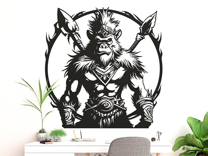 Archivo 3D gratis Guerrero simio 🖼️・Modelo de impresión 3D para ...